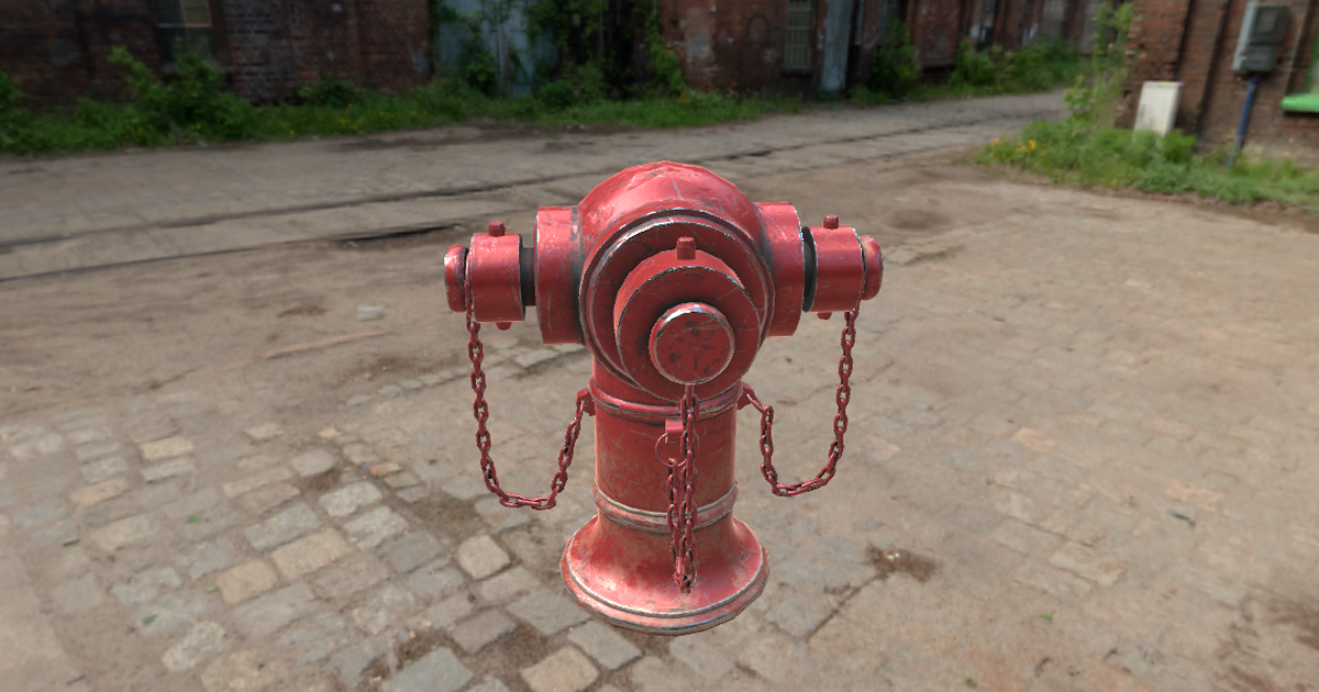 Chinese Fire Hydrant | 3D Environments | Unity Asset Store