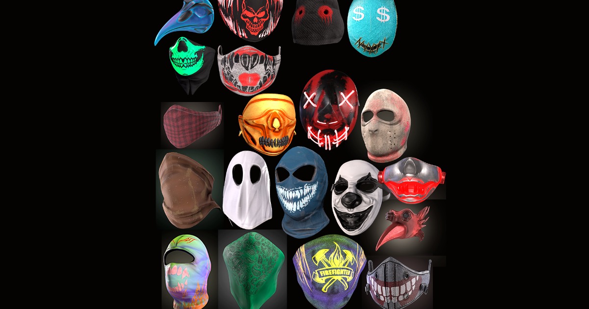 Pack Masks Punk | Props | Unity Asset Store