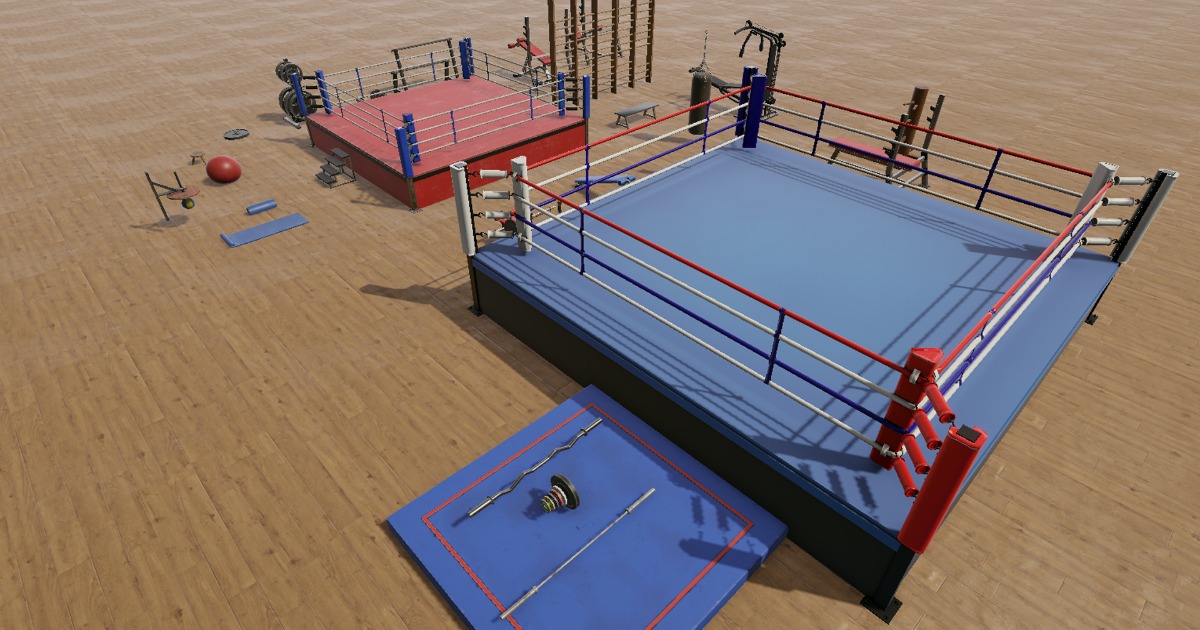 Boxing and Gym Equipment | 3D 소품 | Unity Asset Store
