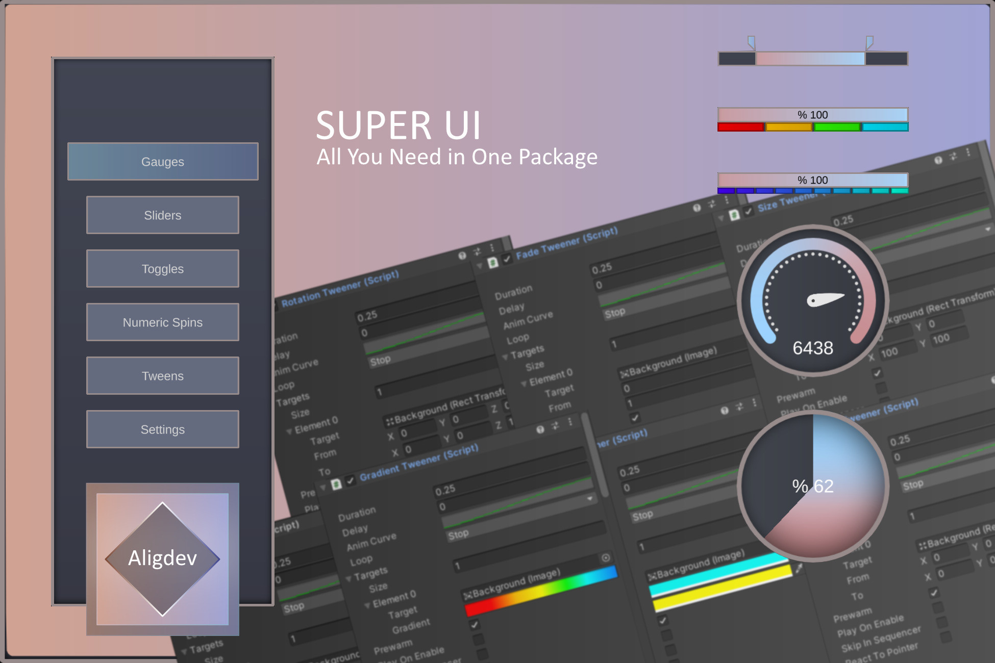 Super UI: Ultimate UI Solution | GUI Tools | Unity Asset Store