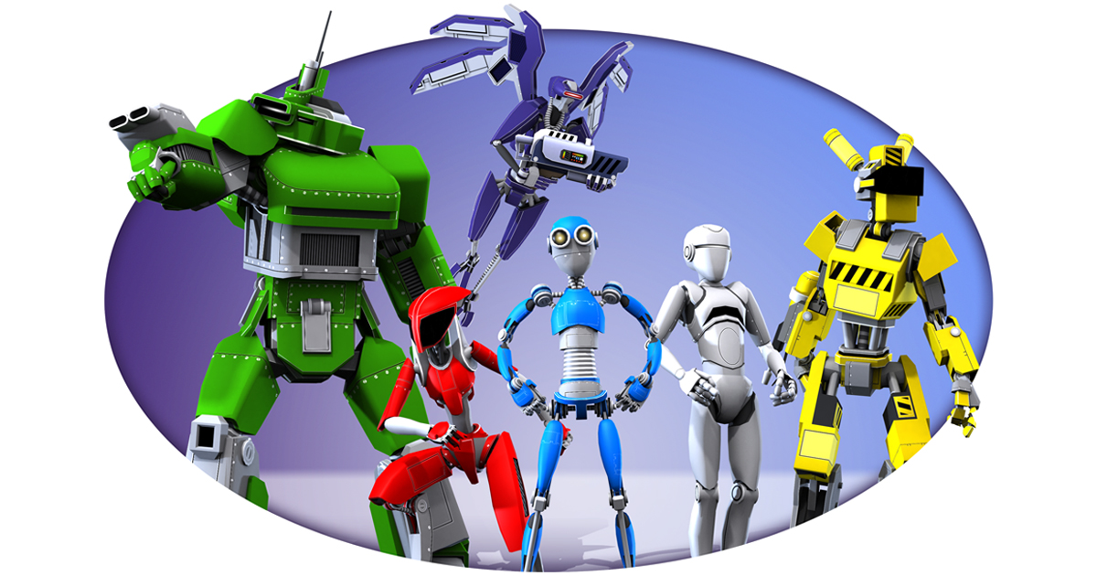 Toon robots | Characters | Unity Asset Store