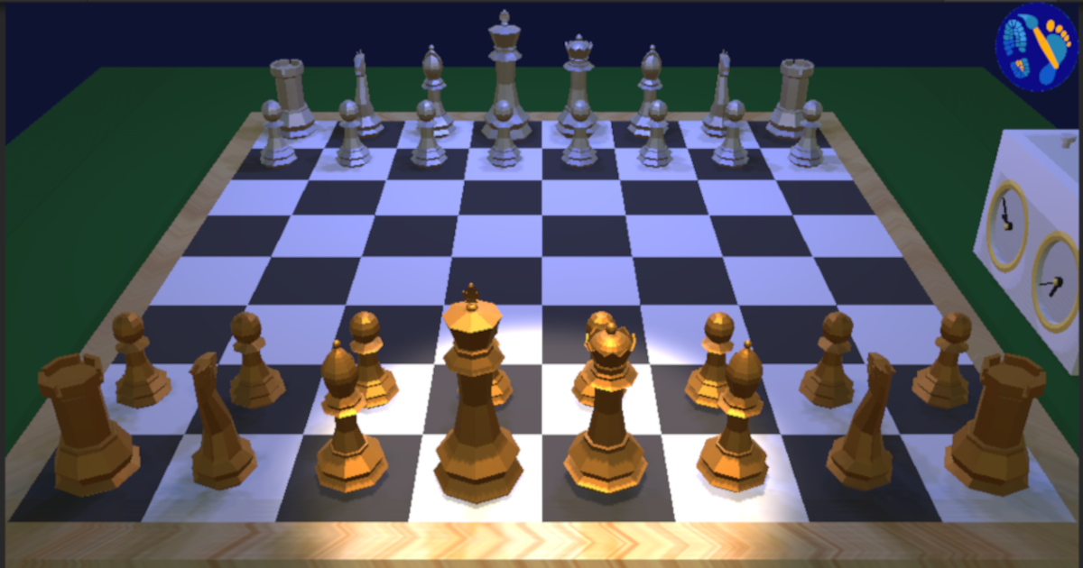 Low-Poly Chess Set, Board, and Timer | 3D Props | Unity Asset Store