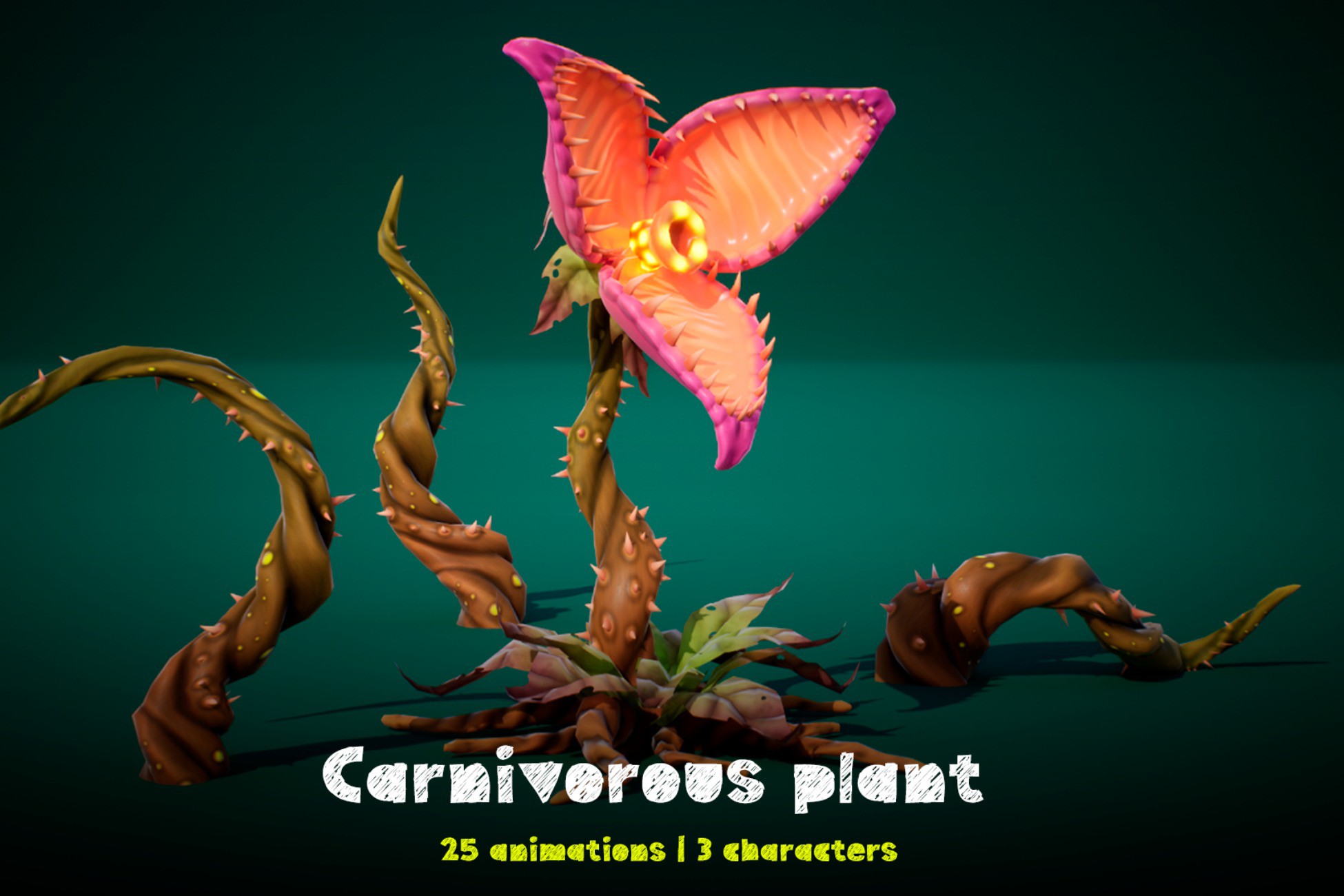 Carnivorous plant character by Lil_Pupinduy