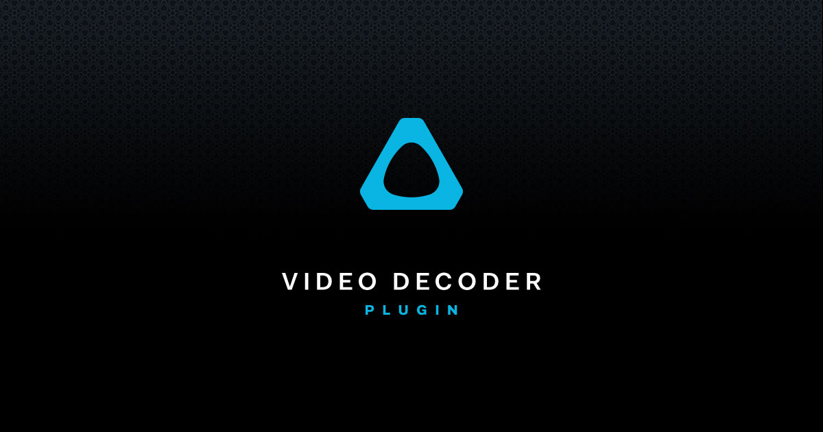 Vive Media Decoder | Video | Unity Asset Store