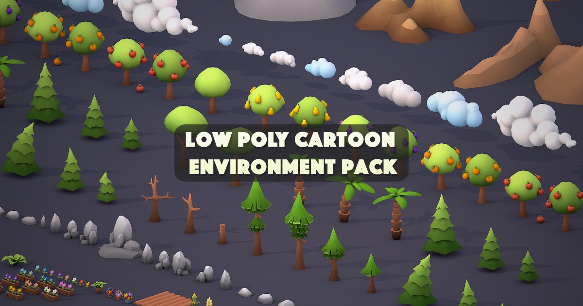 Low Poly Cartoon Environment Pack | 3D Environments | Unity Asset Store