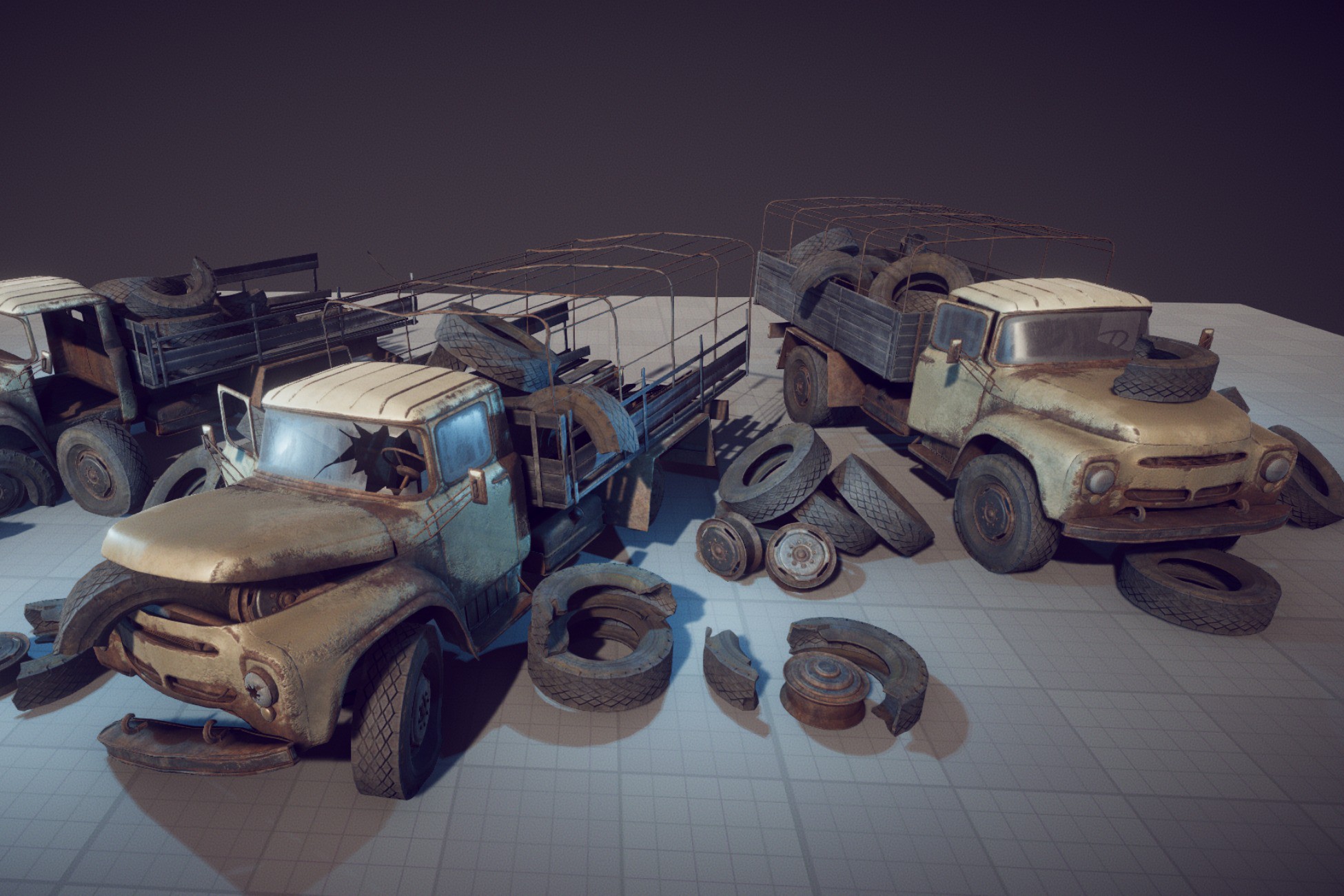 Wreck Truck | 3D 交通工具 | Unity Asset Store