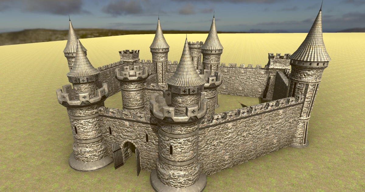 Medieval_Castle | 3D Environments | Unity Asset Store
