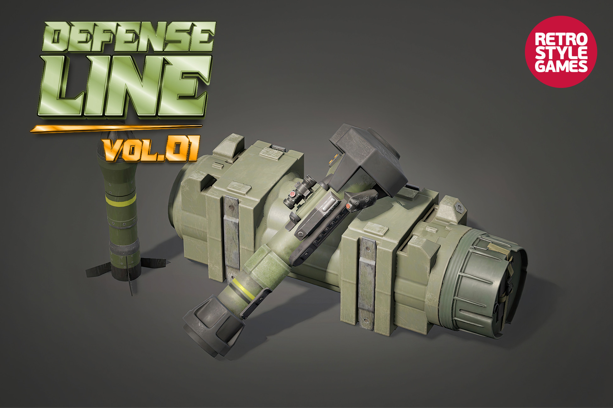 Defense Line Vol.1 - Missile Mayhem | 3D Weapons | Unity Asset Store