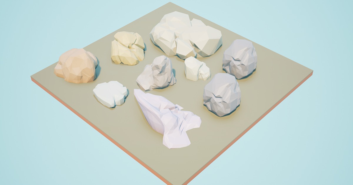 Boulders - Low Poly | 3D Environments | Unity Asset Store