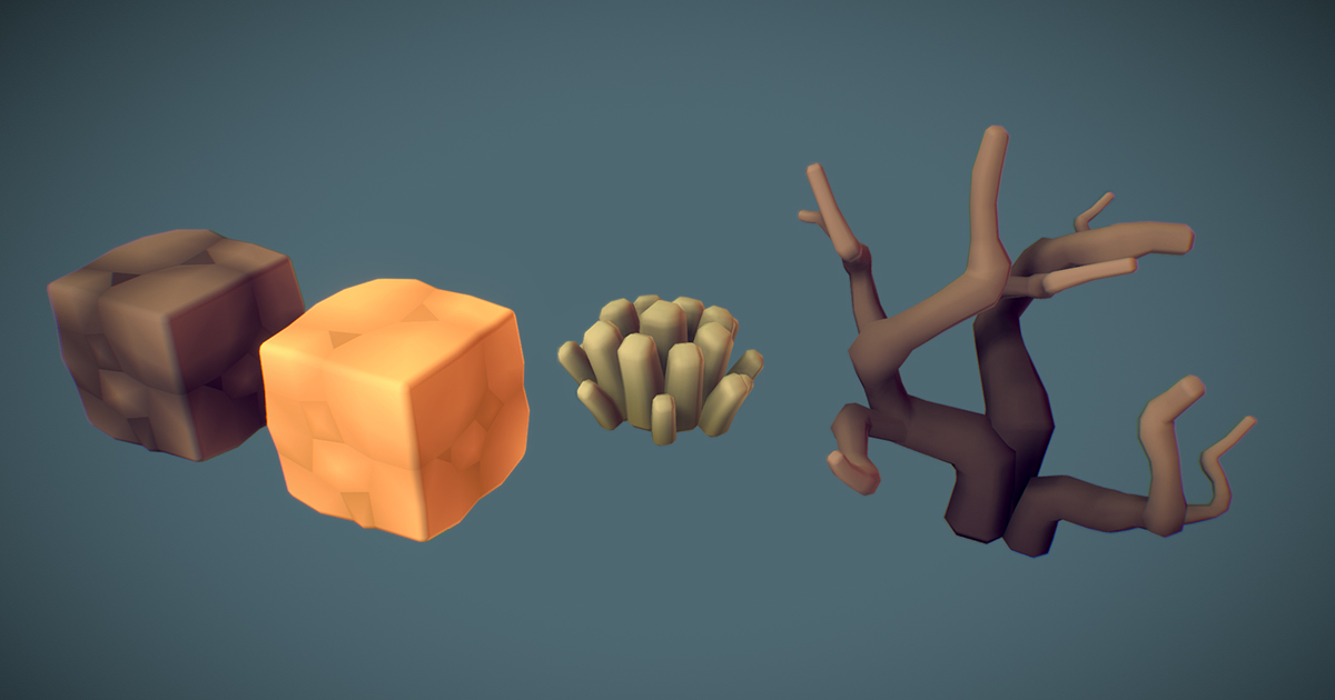 Cube World Dirt Blocks - Proto Series | 3D Environments | Unity Asset Store