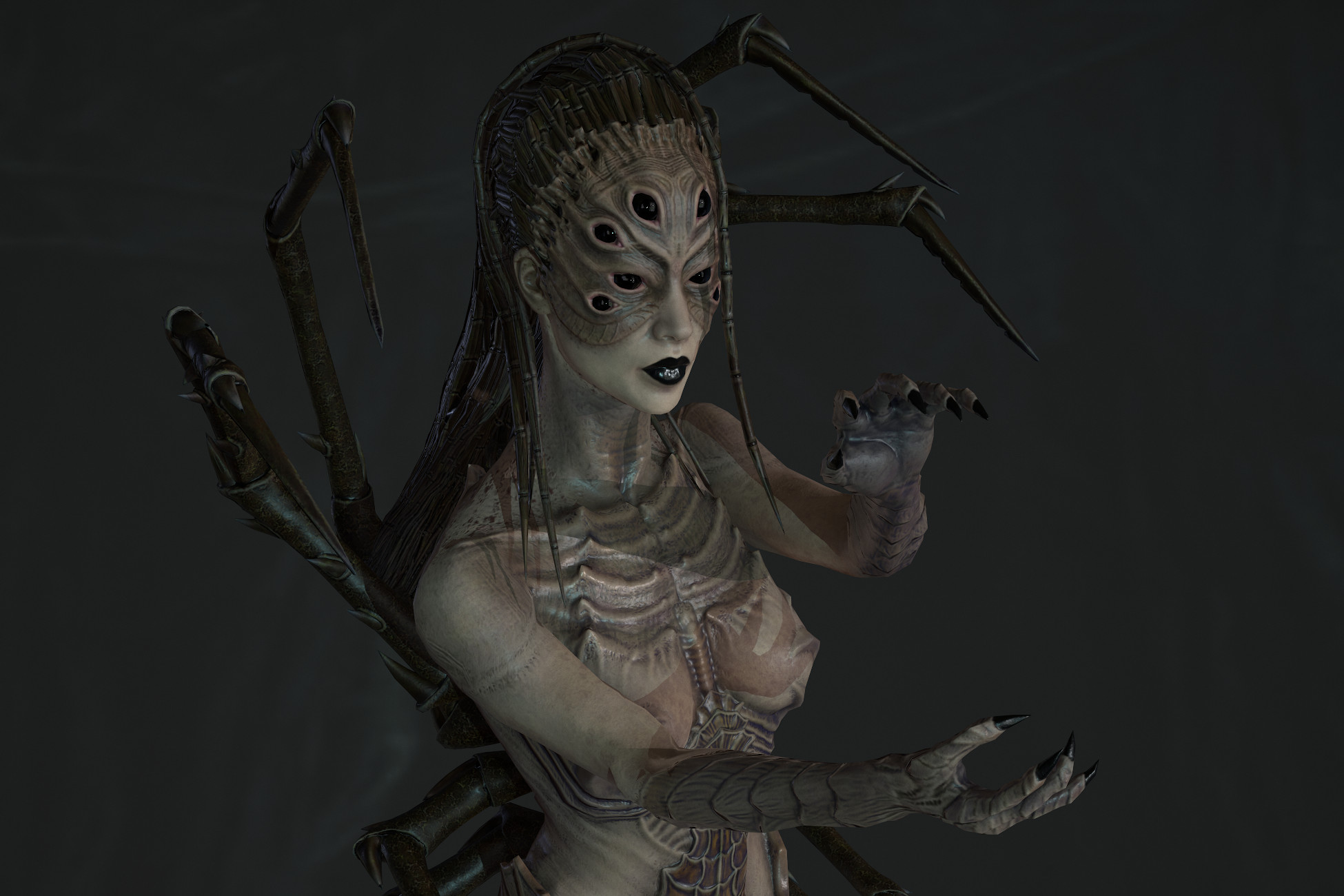 Spider_woman_monster | 3D 캐릭터 | Unity Asset Store