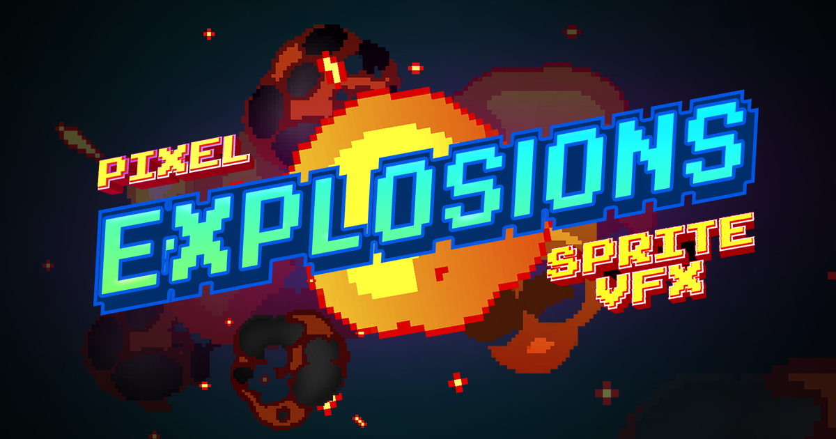 Pixel explosions sprite effects pack | 2D 材质与材料 | Unity Asset Store