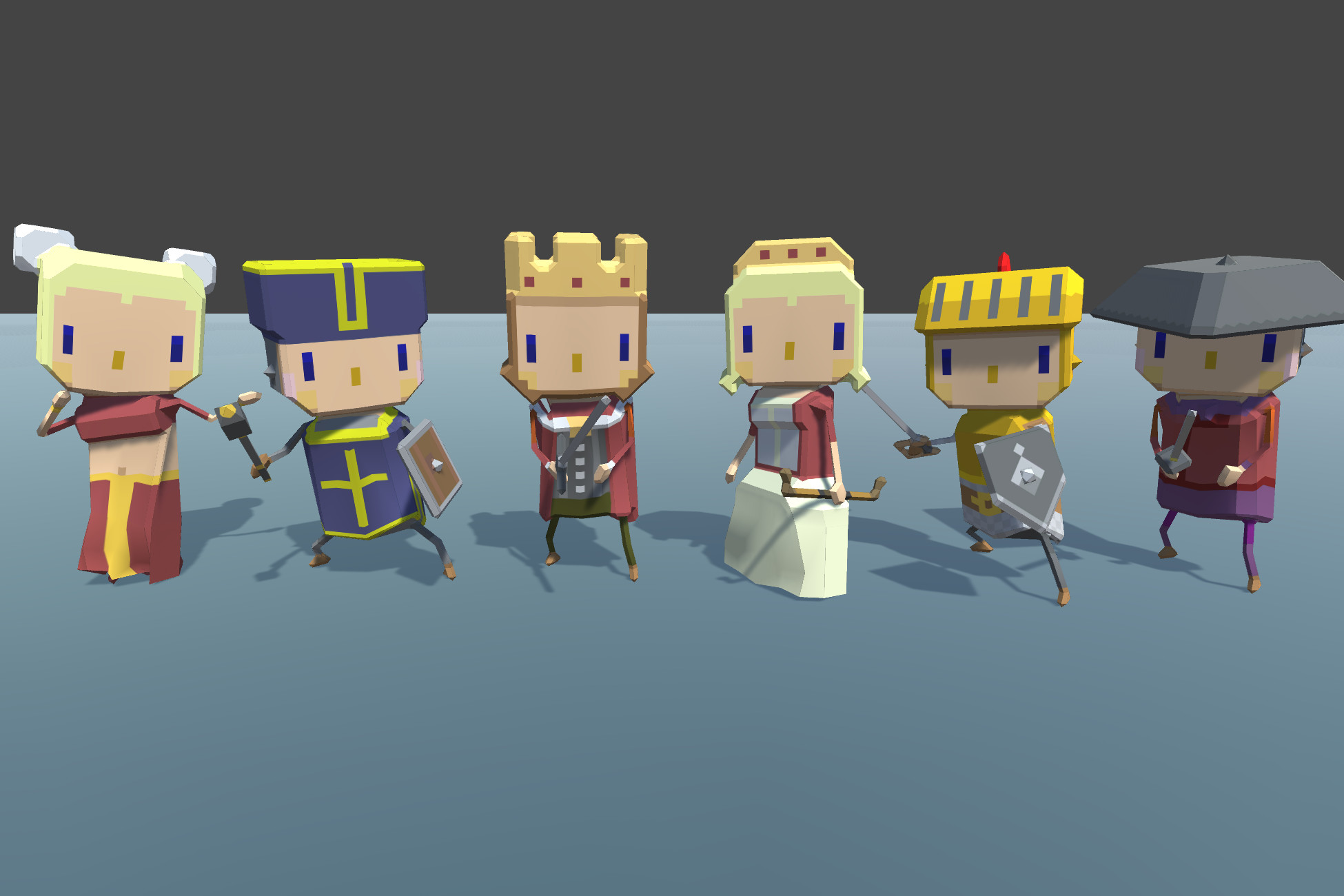 Voxel-like 3D Low Polygon Characters 3rd | Characters | Unity Asset Store