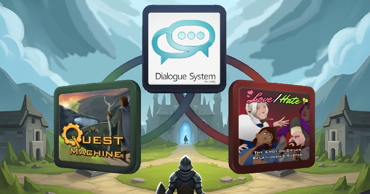 Pixel Crushers Narrative Bundle: Dialogue System, Quest Machine, Love/Hate | Behavior AI | Unity ...