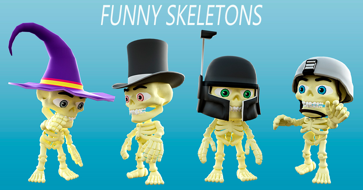 Funny skeletons | Characters | Unity Asset Store