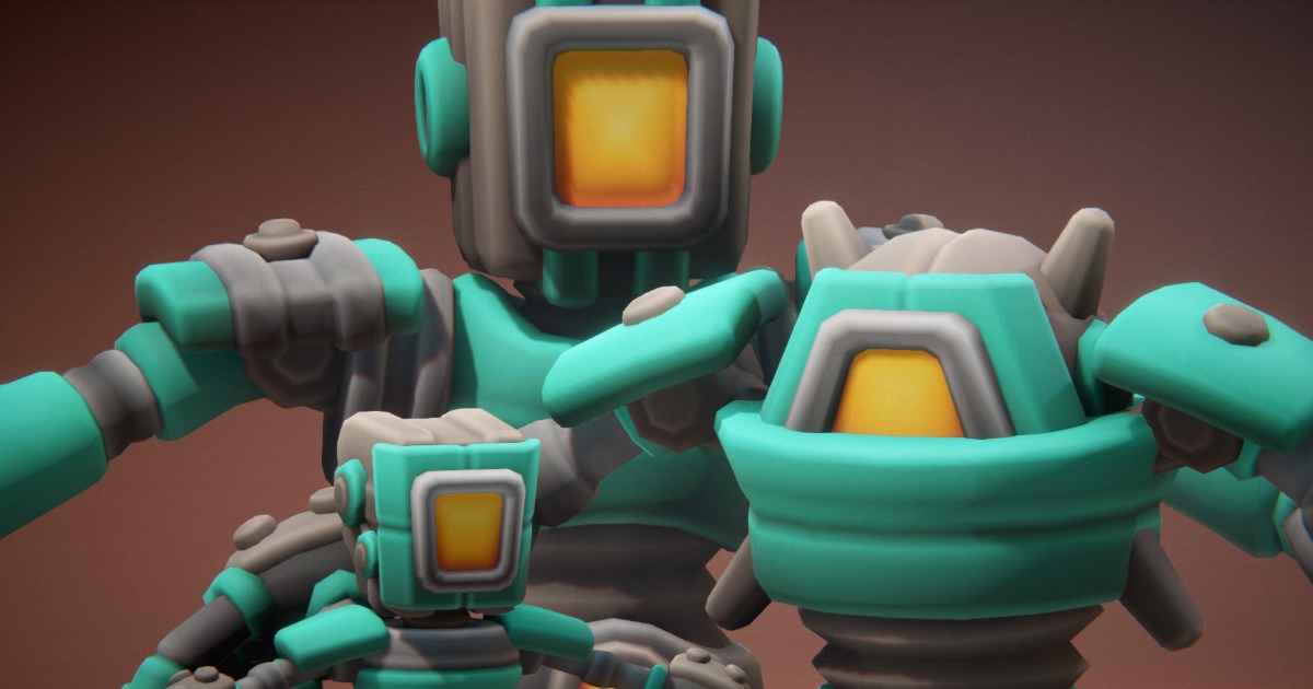 Junk Robot Family - Character + Animations | 3D Robots | Unity Asset Store