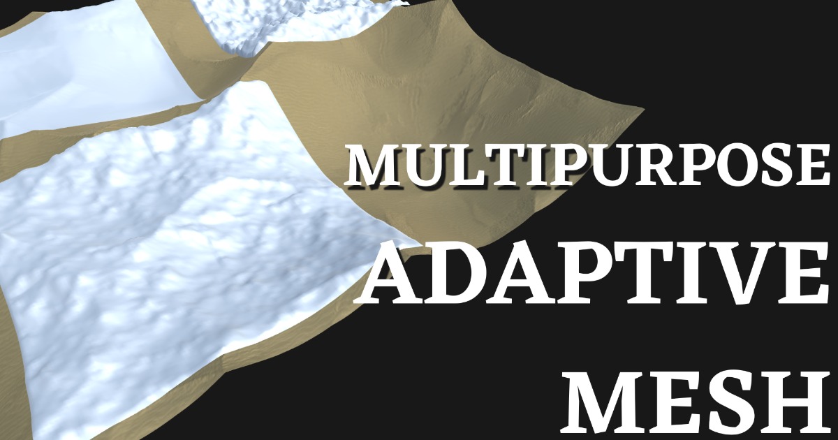 Multipurpose Adaptive Mesh | Level Design | Unity Asset Store