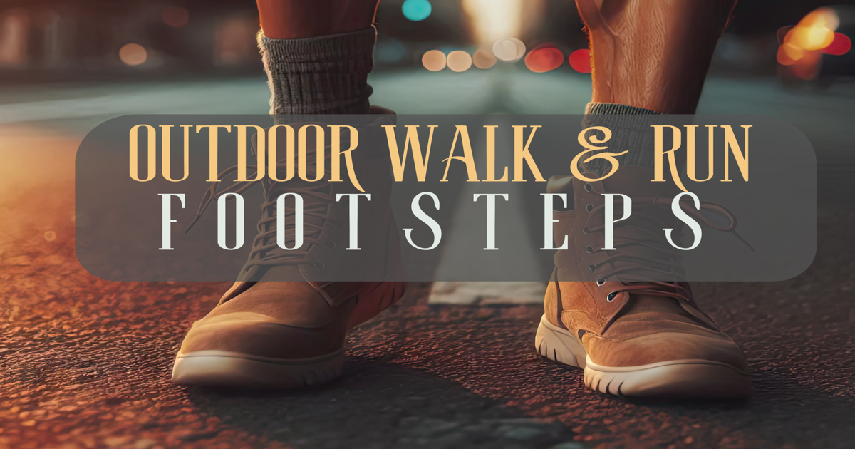 Outdoor Walk And Run Footsteps | Foley Sound FX | Unity Asset Store