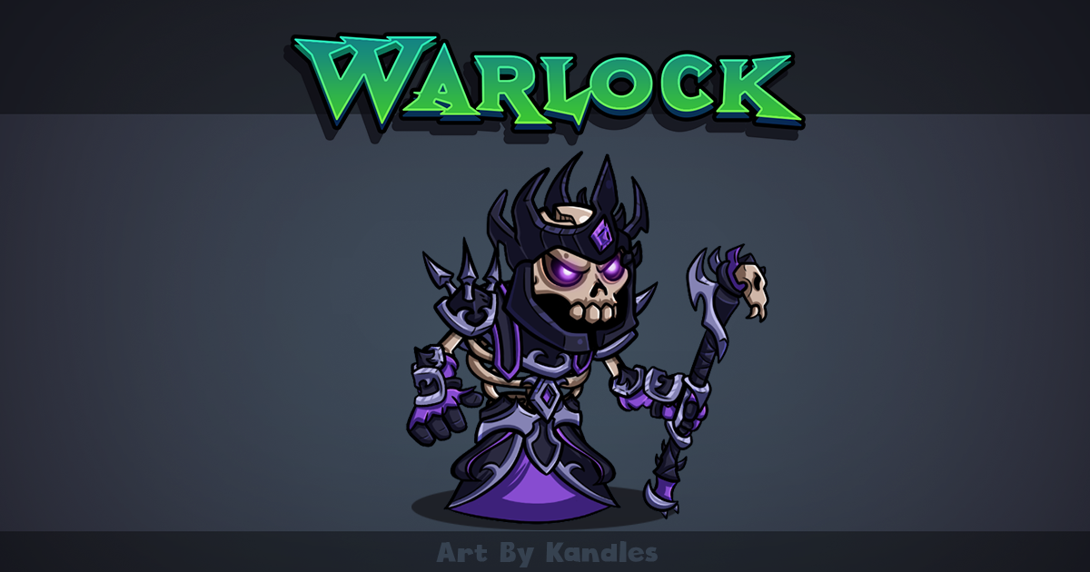 Skeleton Warlock | 2D Characters | Unity Asset Store
