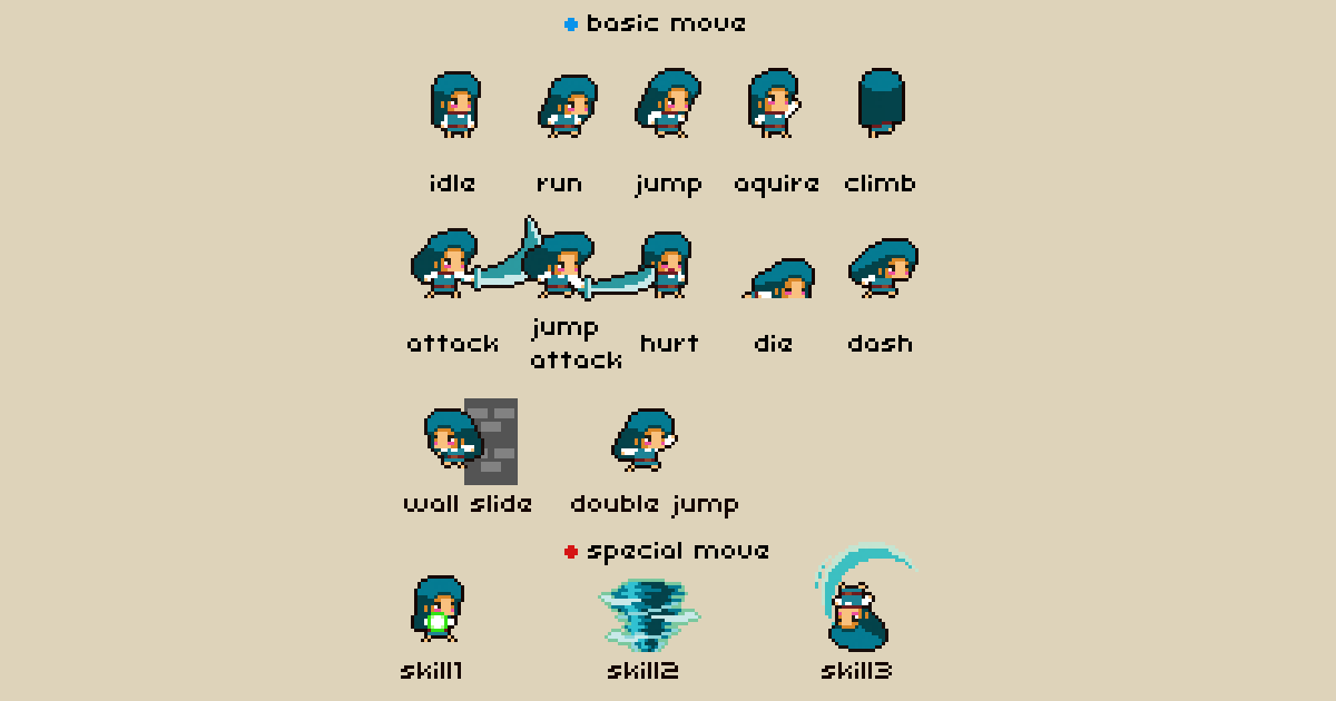 2D Pixel Hero Fighter 3 | 2D Characters | Unity Asset Store