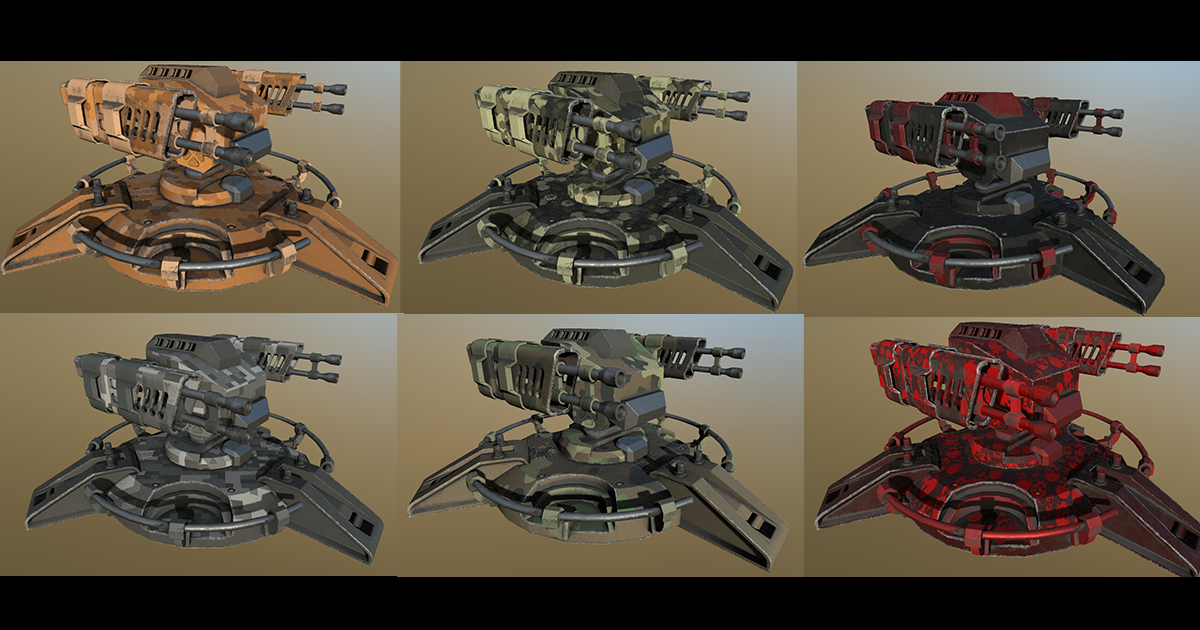 TurretB | 3D | Unity Asset Store