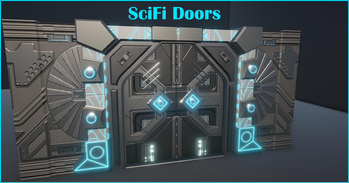 Sci-fi Space Gates 3d Model | 3D Sci-Fi | Unity Asset Store