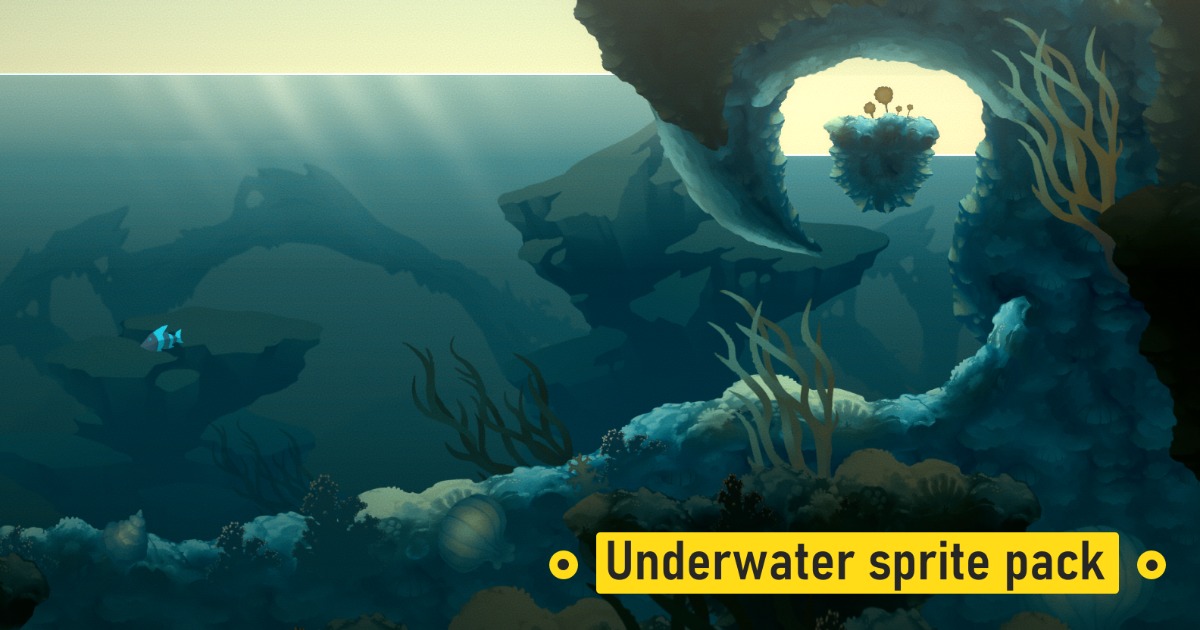 2D Underwater sprite pack | 2D Environments | Unity Asset Store