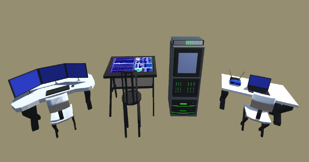 Technology Components | 3D Props | Unity Asset Store