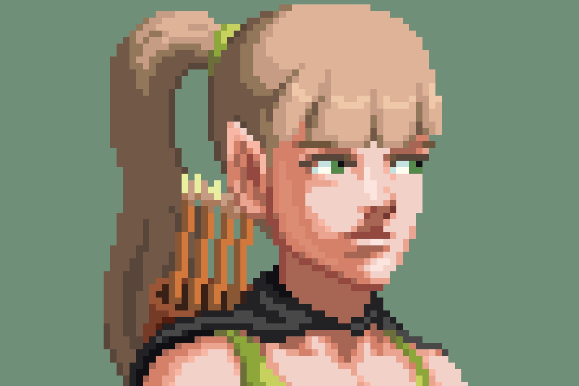 2D Pixel Character - Female Elf Archer | 2D 캐릭터 | Unity Asset Store