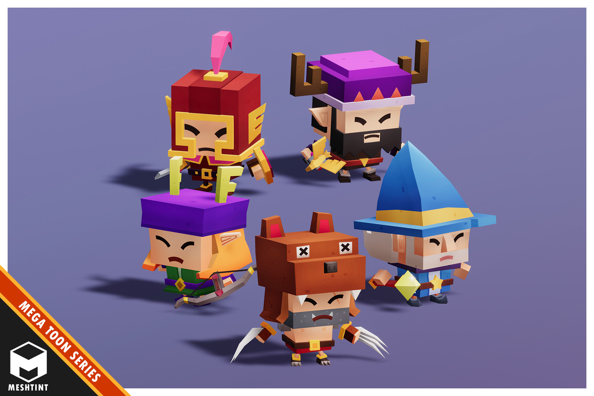 Toon Heroes Pack | 3D Characters | Unity Asset Store