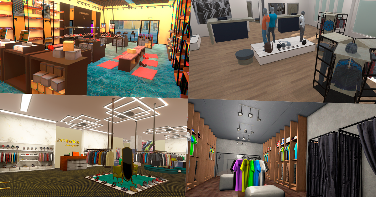 Clothing stores - Big Pack | 3D Environments | Unity Asset Store