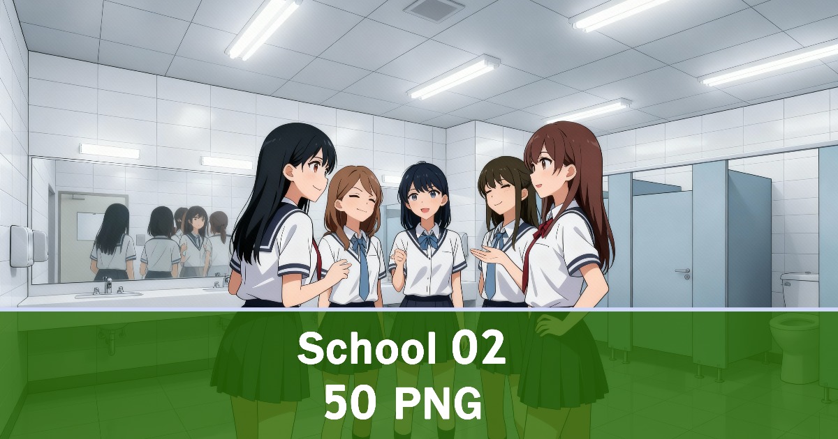 2D Anime - School 02 | 2D Environments | Unity Asset Store