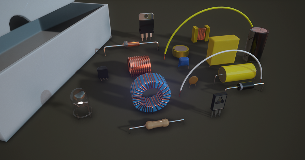 Passive electronic components | 3D Characters | Unity Asset Store