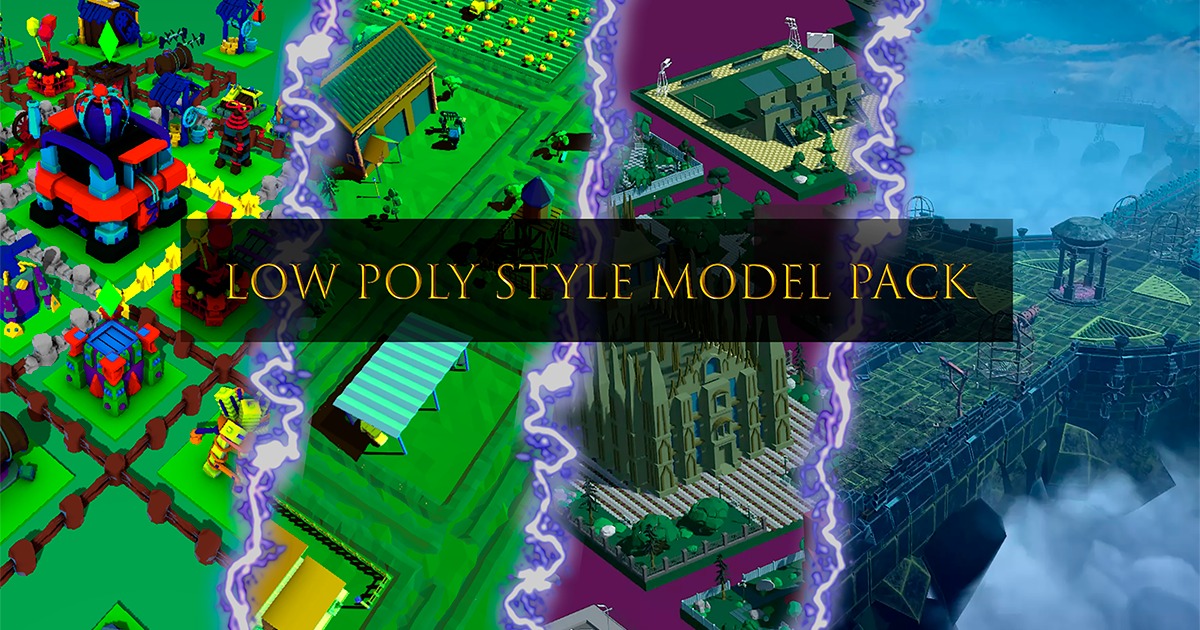Stylized Low Poly Models Pack | 3D Environments | Unity Asset Store