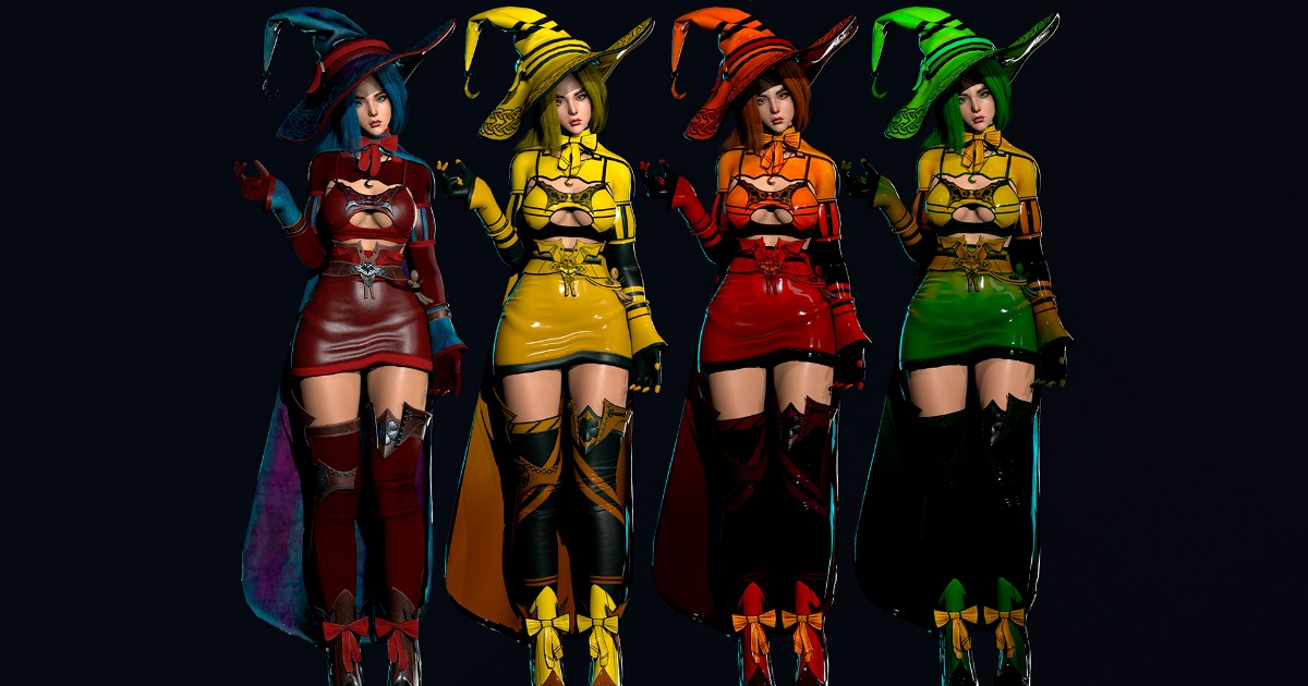 Witch Lady | Characters | Unity Asset Store