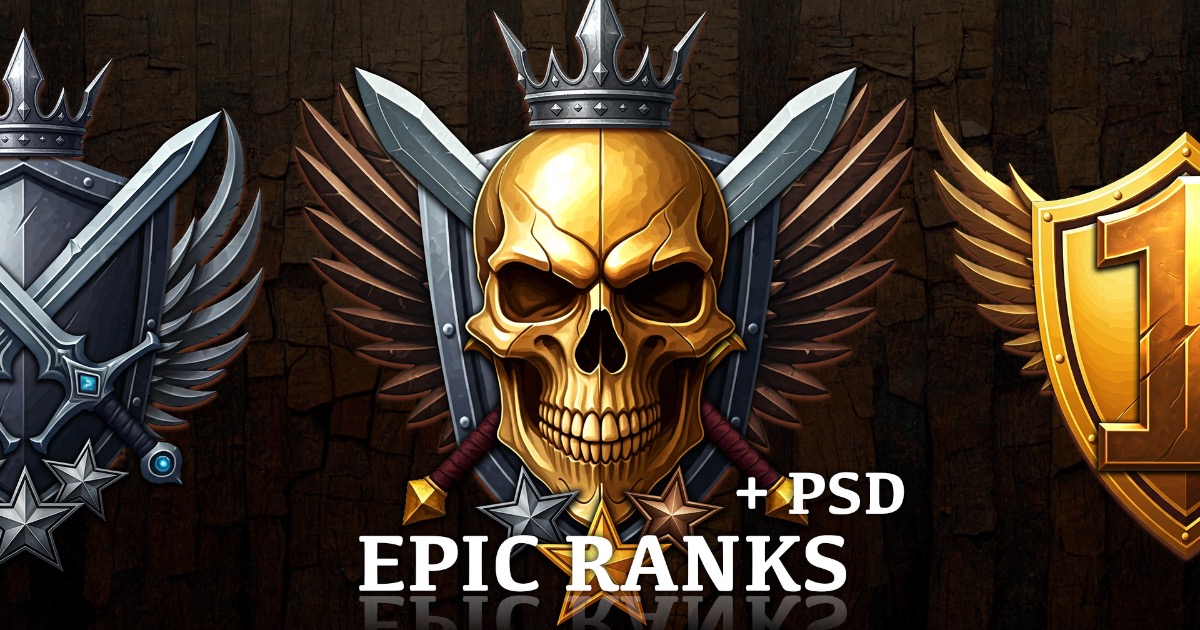 Epic Ranks | 2D GUI | Unity Asset Store