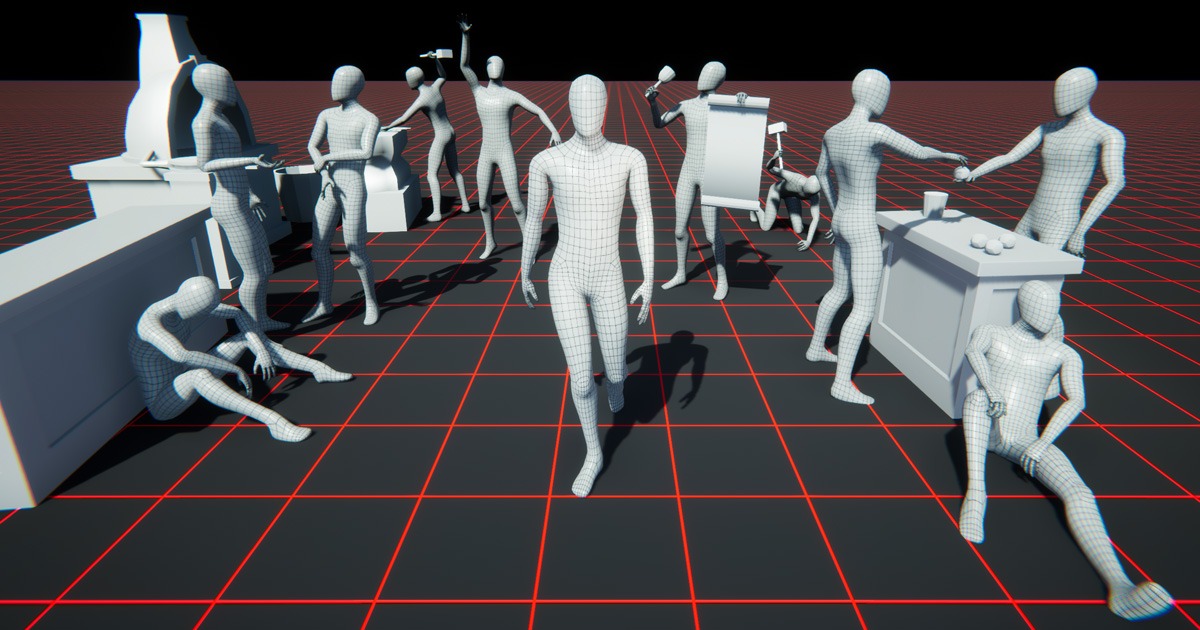 Townsfolk_MoCap_Collection_01 | 3D Animations | Unity Asset Store