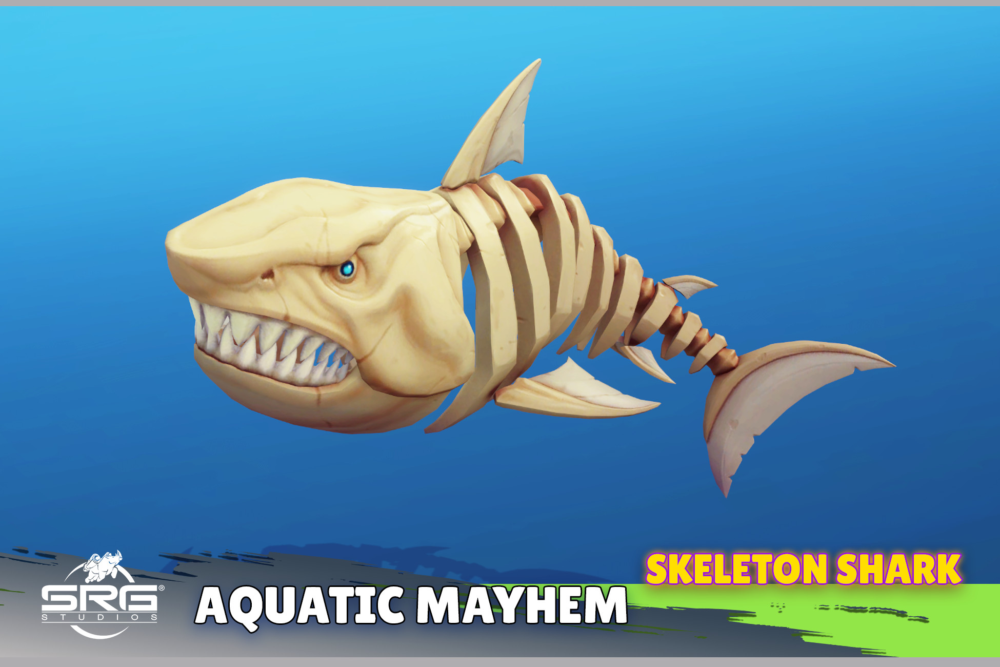Aquatic Mayhem - Skeleton Shark | 3D Characters | Unity Asset Store