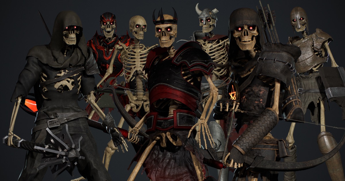 Skeleton Army Pack | Characters | Unity Asset Store