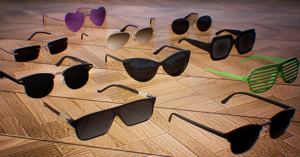 Glasses / 10+ Assets | 3D Props | Unity Asset Store