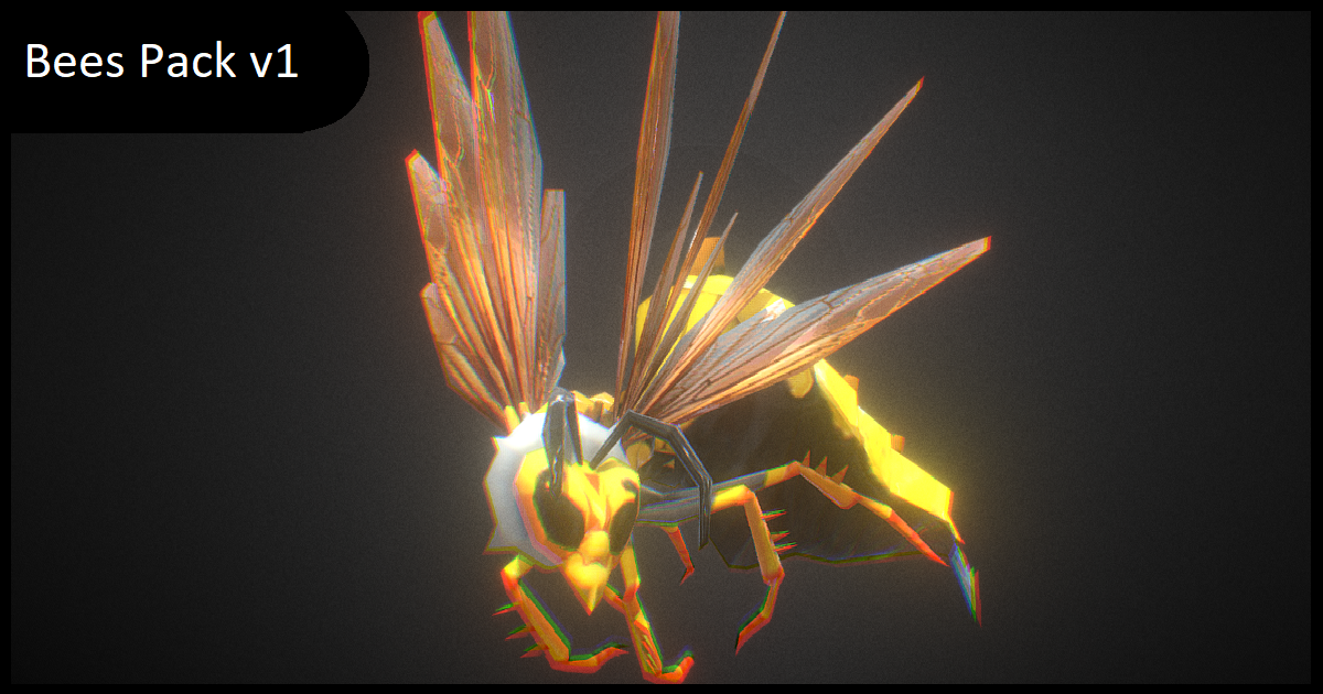 Bees Package v1.0 | 3D Creatures | Unity Asset Store
