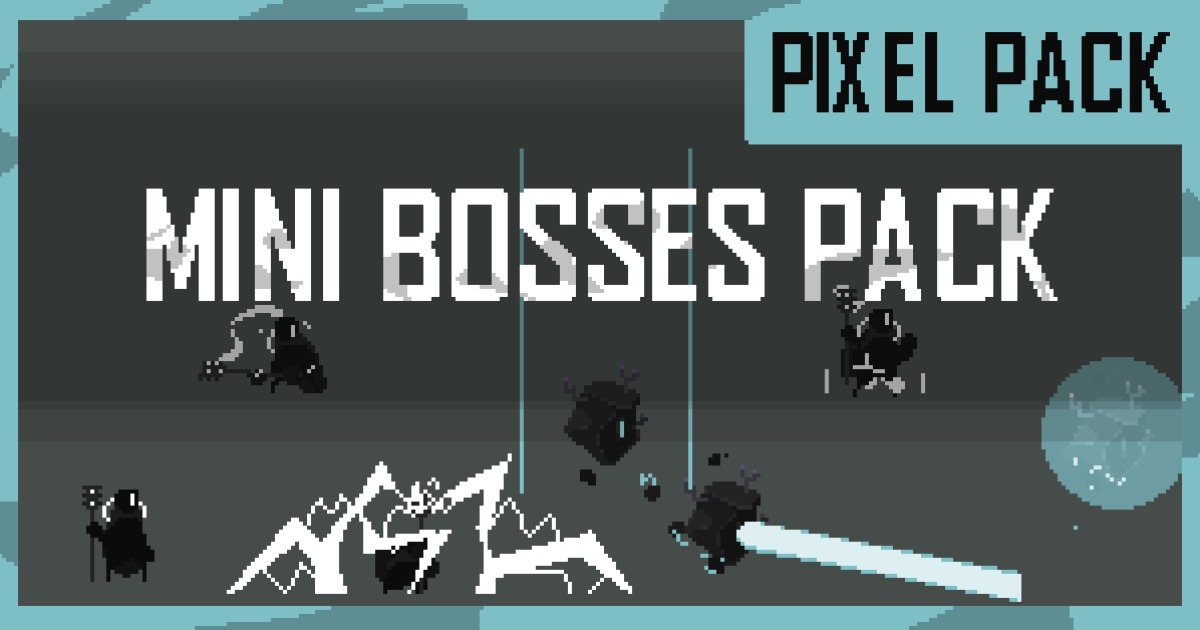 The DARK Series - 2 Mini Bosses | 2D Characters | Unity Asset Store