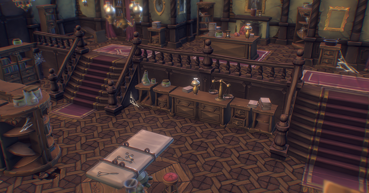 Haunted Mansion Set | 3D Fantasy | Unity Asset Store