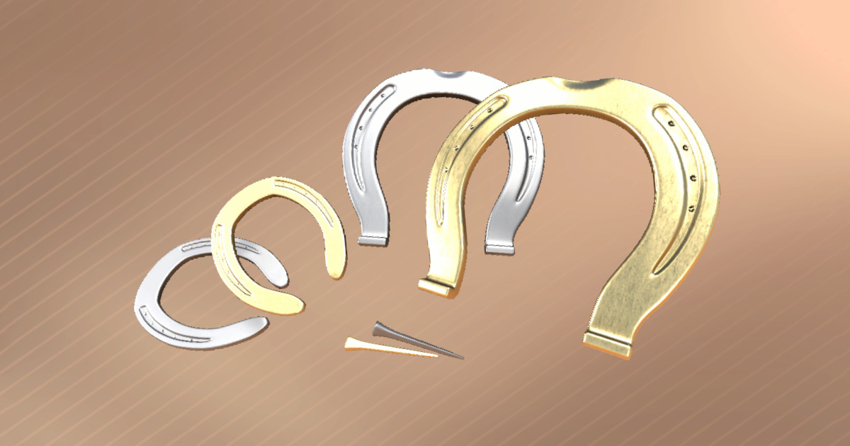 Horse Shoe Set | 3D Props | Unity Asset Store