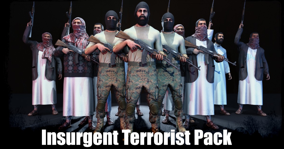 Insurgent Terrorist Pack | キャラクター | Unity Asset Store