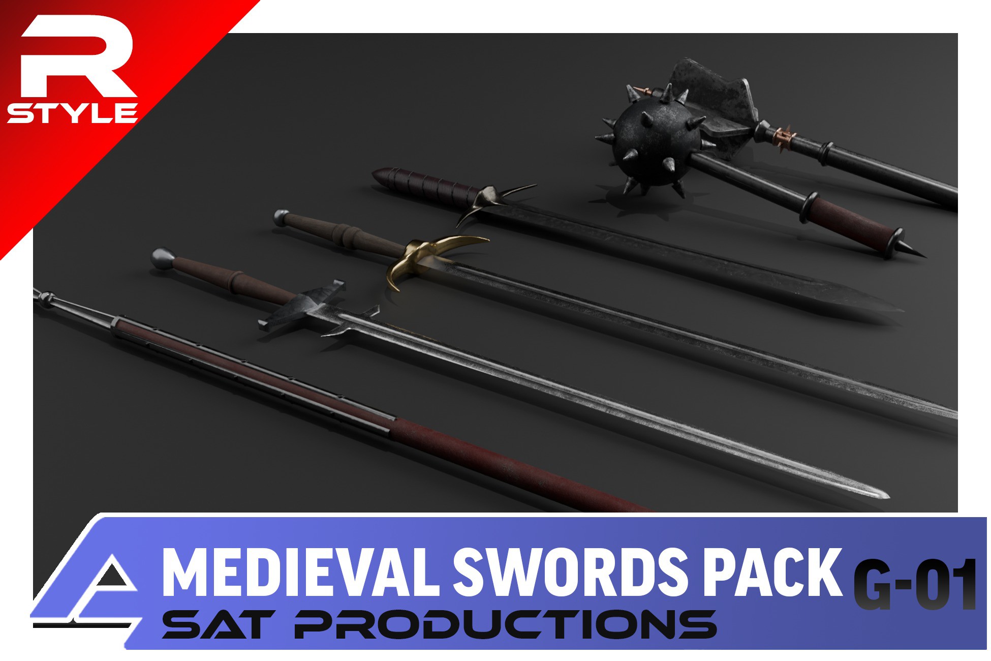 Medieval Swords Pack – Melee Weapons by Sat Productions