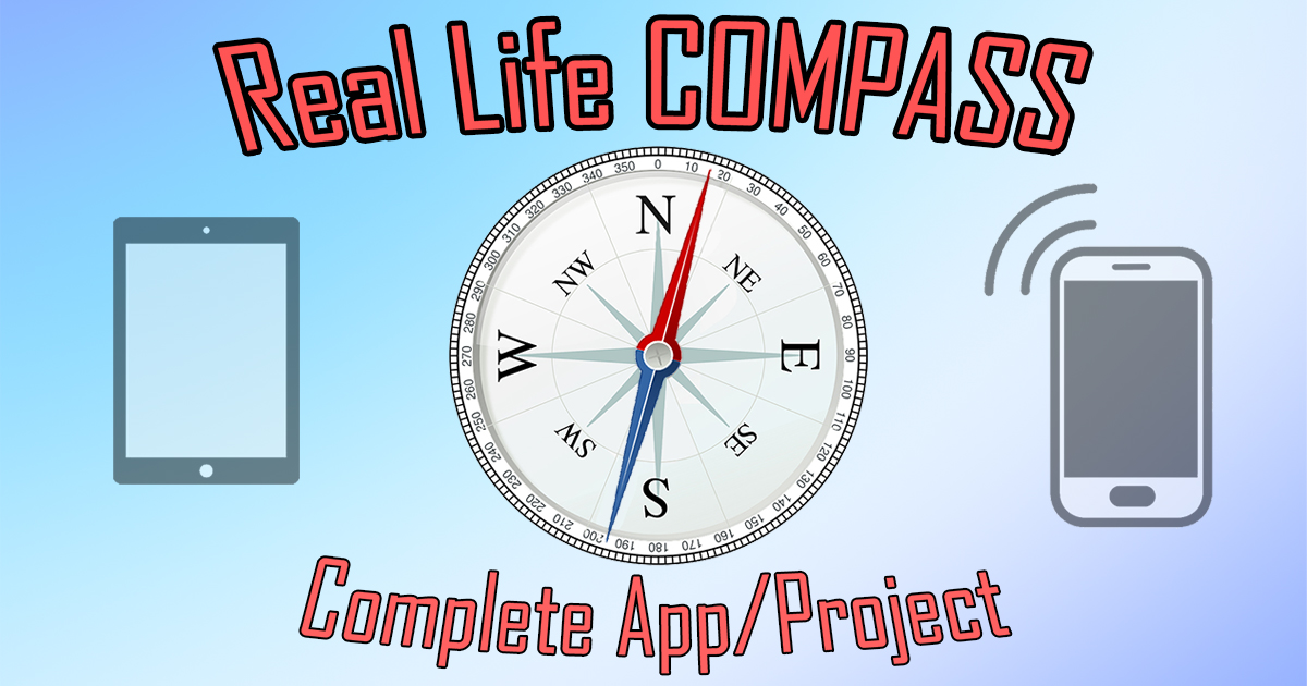 Real Life Compass - Smartphone app project | Systems | Unity Asset Store
