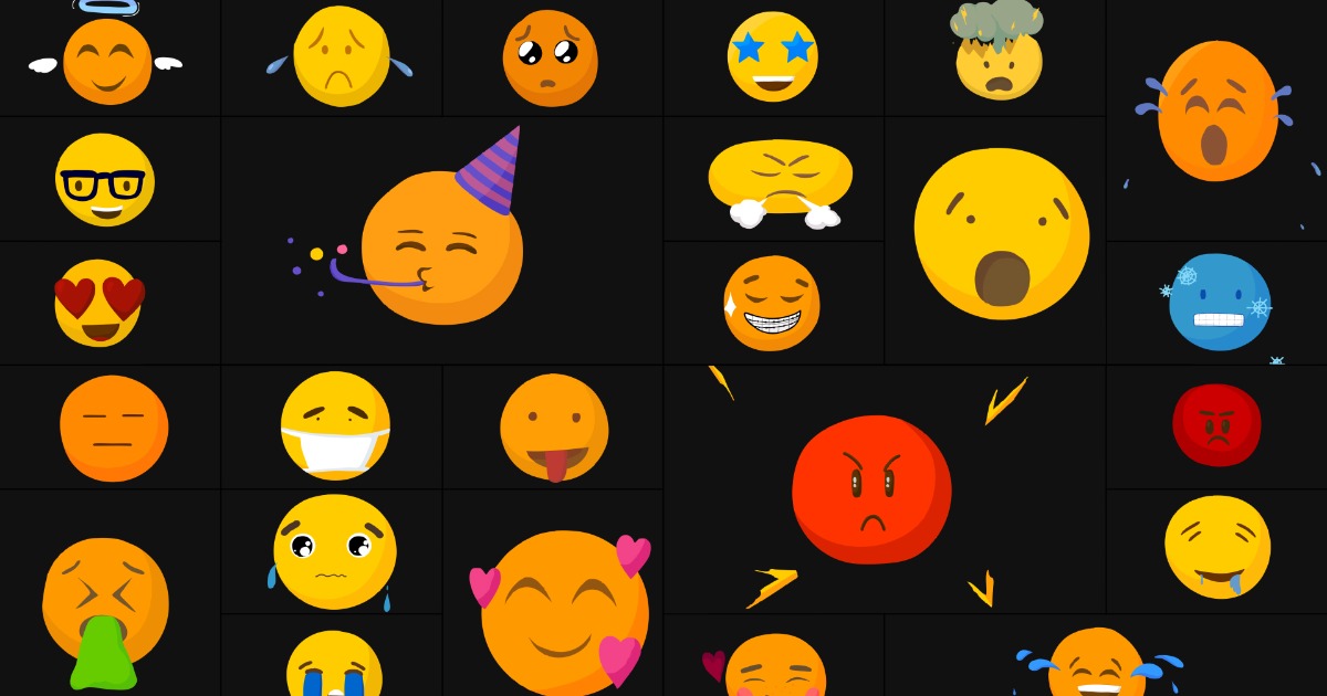 Cartoon Emoji Animations (15.09) | 2D Textures & Materials | Unity Asset Store