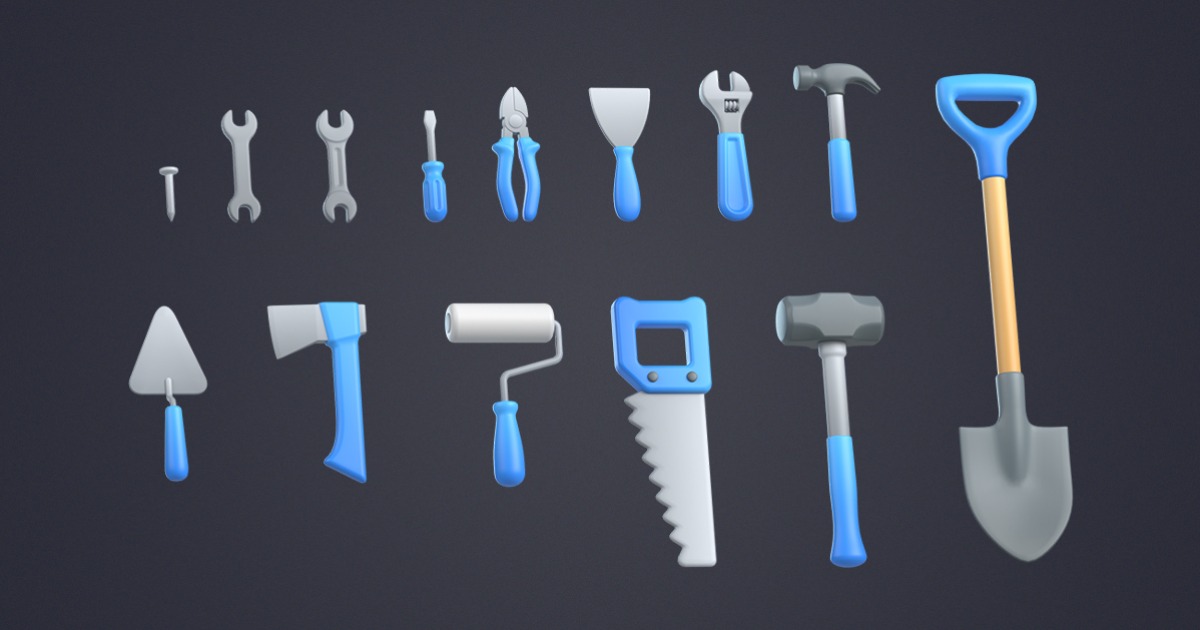 Stylized Tools Pack | 3D Tools | Unity Asset Store