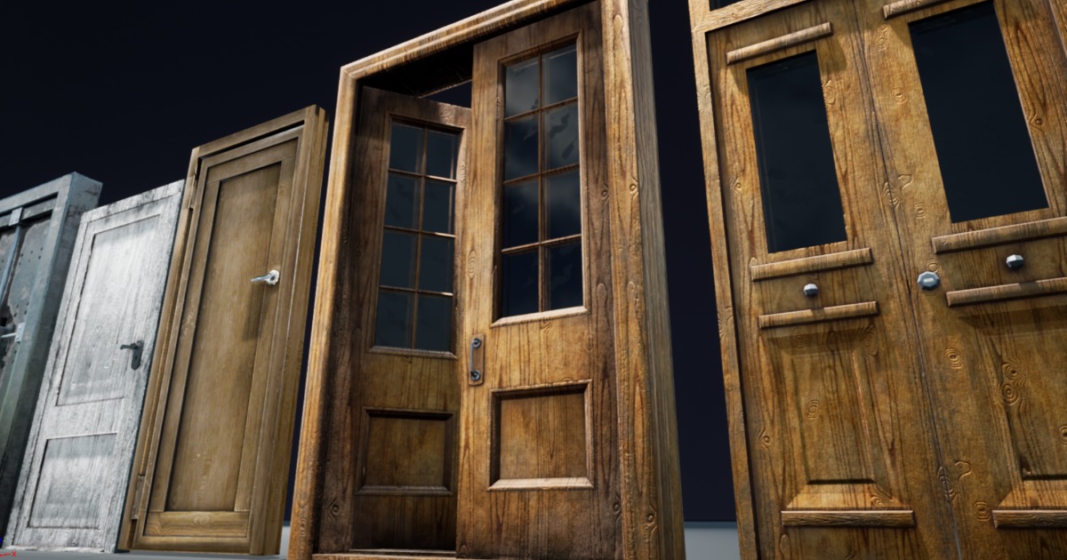 Collection Door Pack | 3D Props | Unity Asset Store